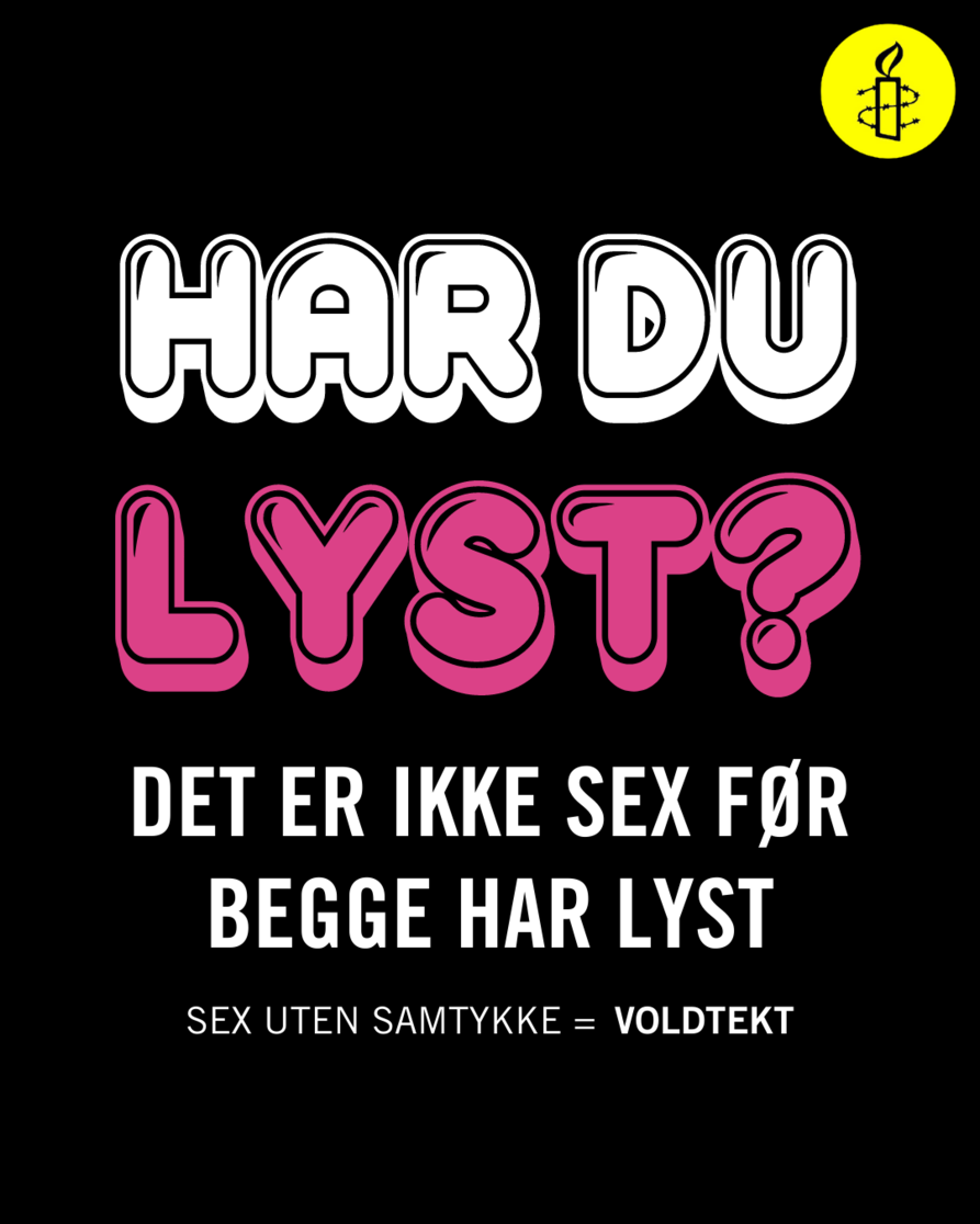 Har du lyst: Last ned strykemerke og bilder | Amnesty International Norge